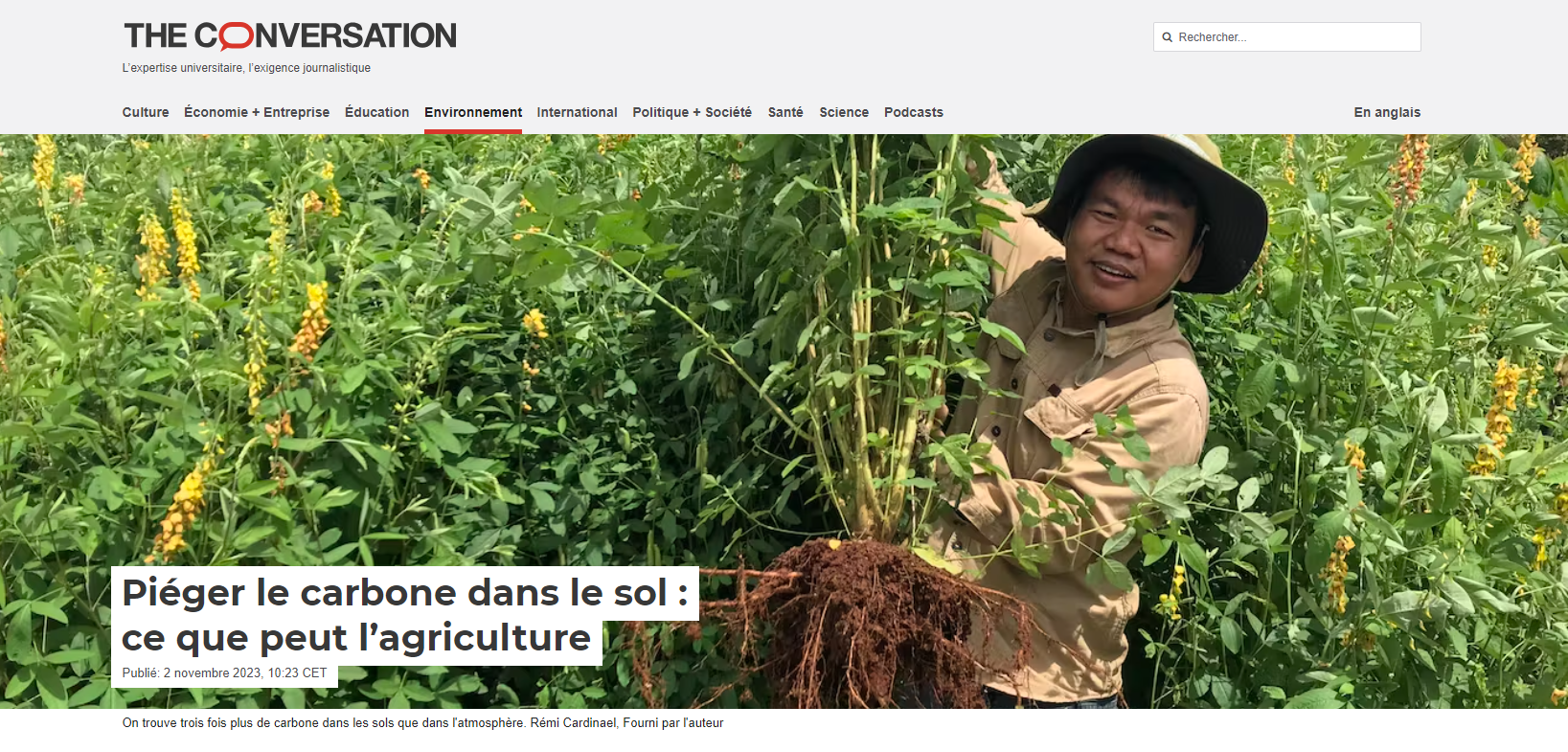 Piéger le carbone dans le sol : ce que peut l’agriculture - Nouveaux Champs